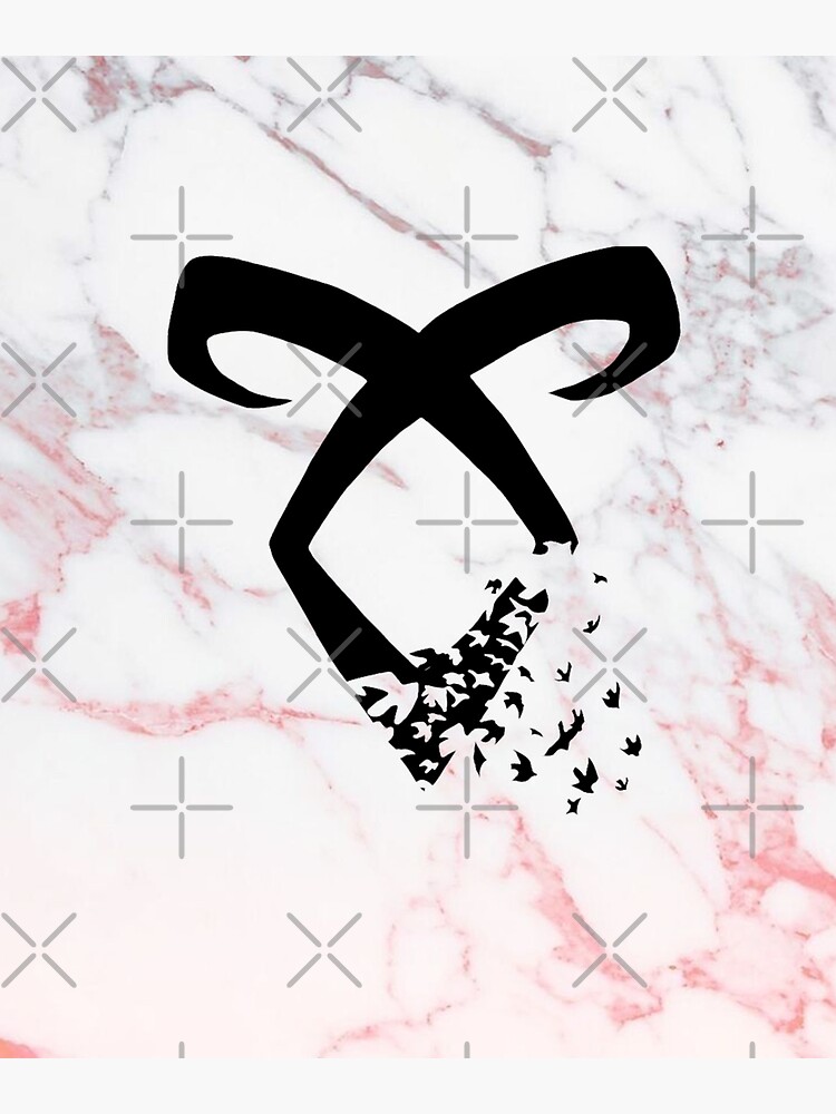 Póster «runa angelical de mármol» de Fayad-Art | Redbubble