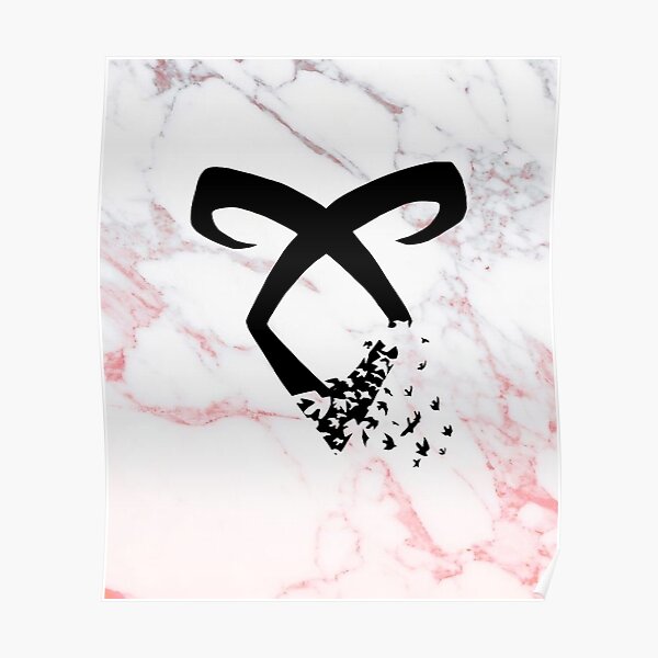 "marble angelic rune" Poster for Sale by Fayad-Art | Redbubble