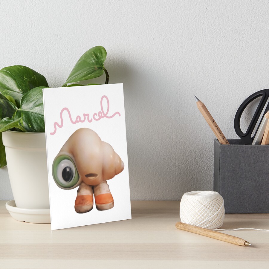"Marcel the Shell with Shoes On Live Action" Art Board Print for Sale ...