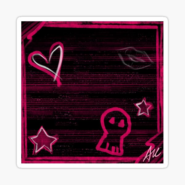 "Alternative 2000’s fashion design" Sticker for Sale by AkArtStudio ...