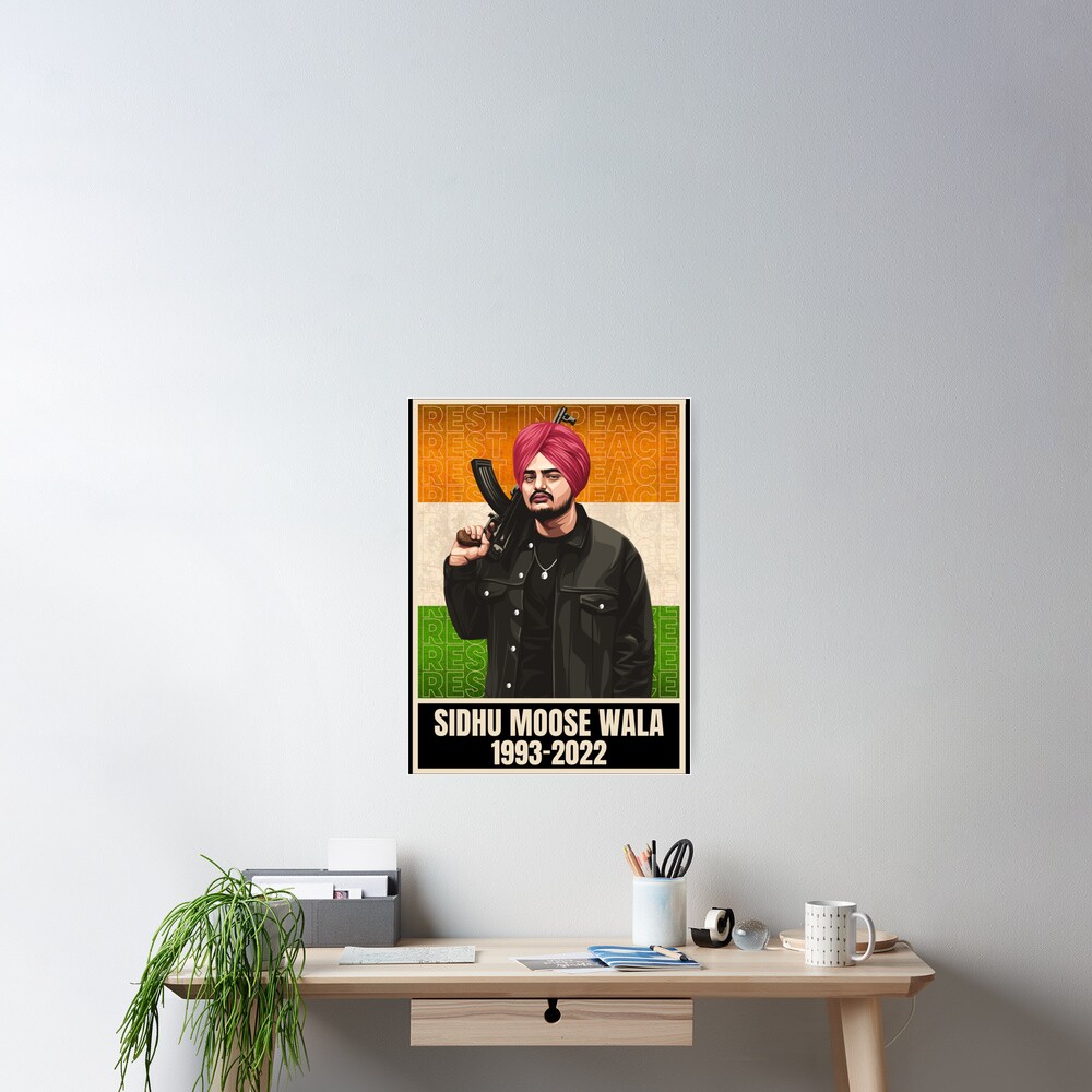 "Rip Sidhu Moose Wala 1993 - 2022 Sidhu Moosewala Classic" Poster von ...