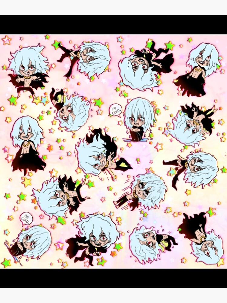 "Bnha Shigaraki Chibi Collage Pattern" Poster for Sale by charlottemgz ...