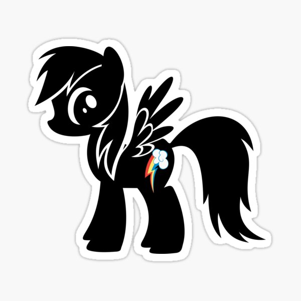 "Rainbow Dash" Sticker by bowkang | Redbubble