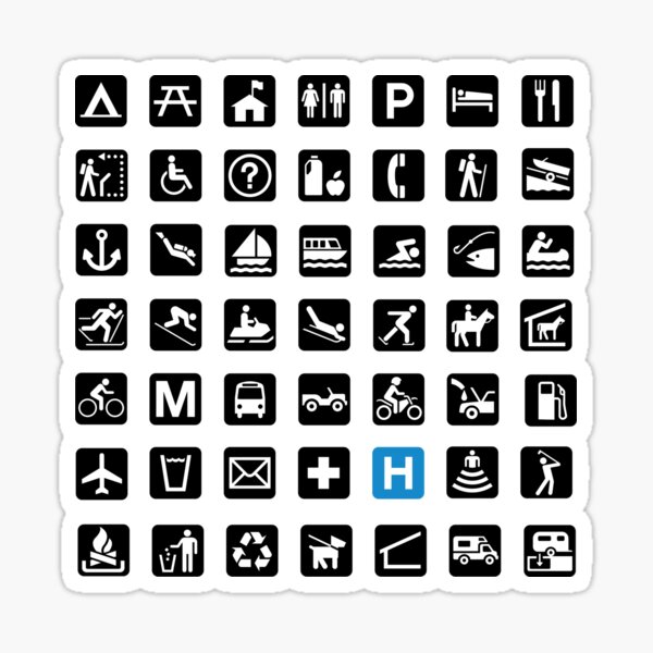 "PICTO" Sticker for Sale by bowkang | Redbubble