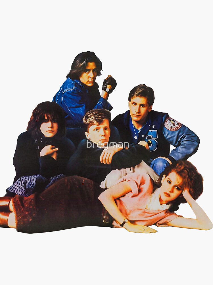 "Breakfast Club " Sticker by bregman | Redbubble