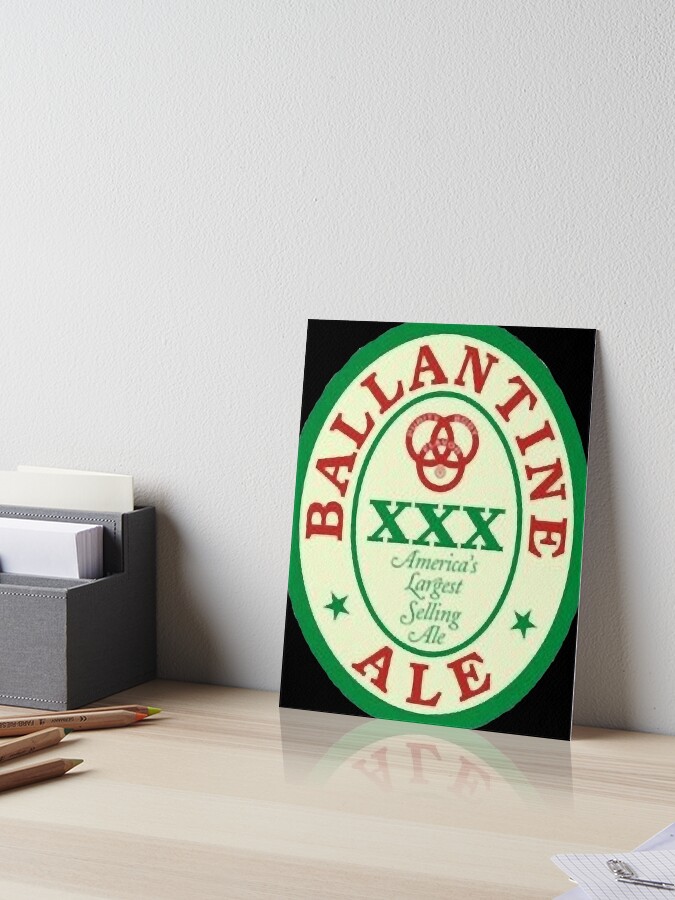 "Ballantine Beer logo Essential " Art Board Print for Sale by ...