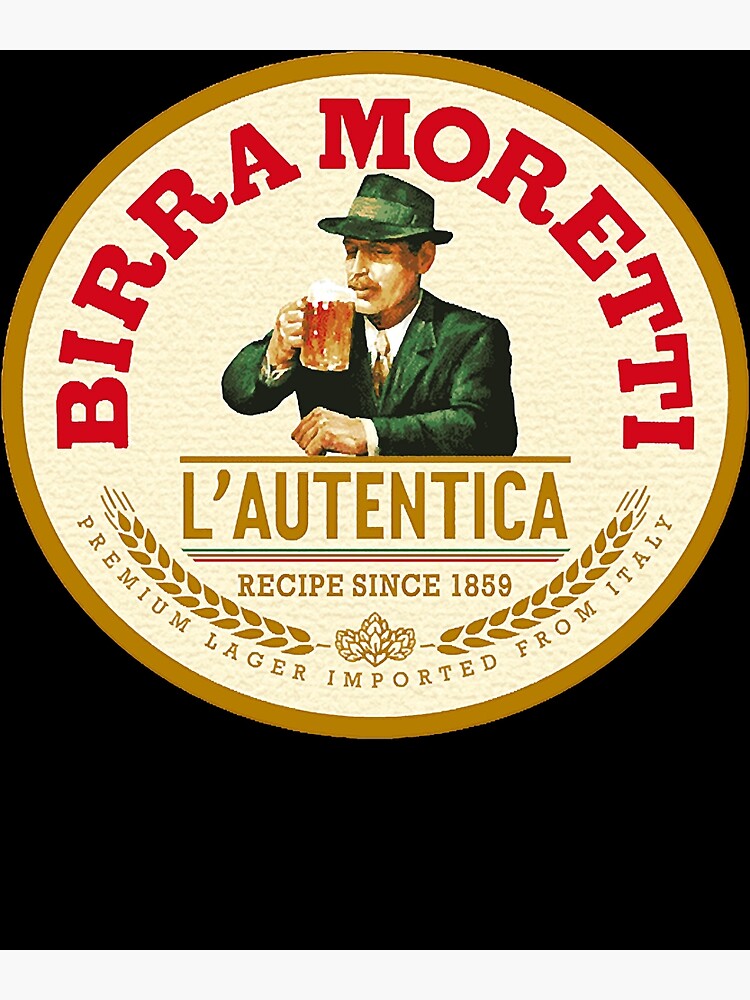 Póster «Lo mejor para comprar el diseño icónico Vintage Birra Moretti ...