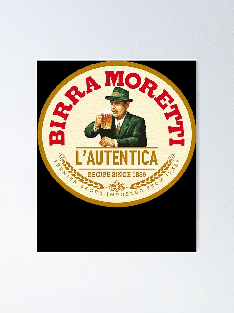 Póster «Lo mejor para comprar el diseño icónico Vintage Birra Moretti ...