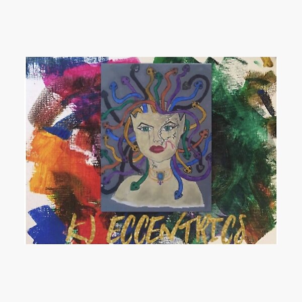 "Medusa artwork by KJ Eccentrics" Photographic Print for Sale by KJeccentrics | Redbubble