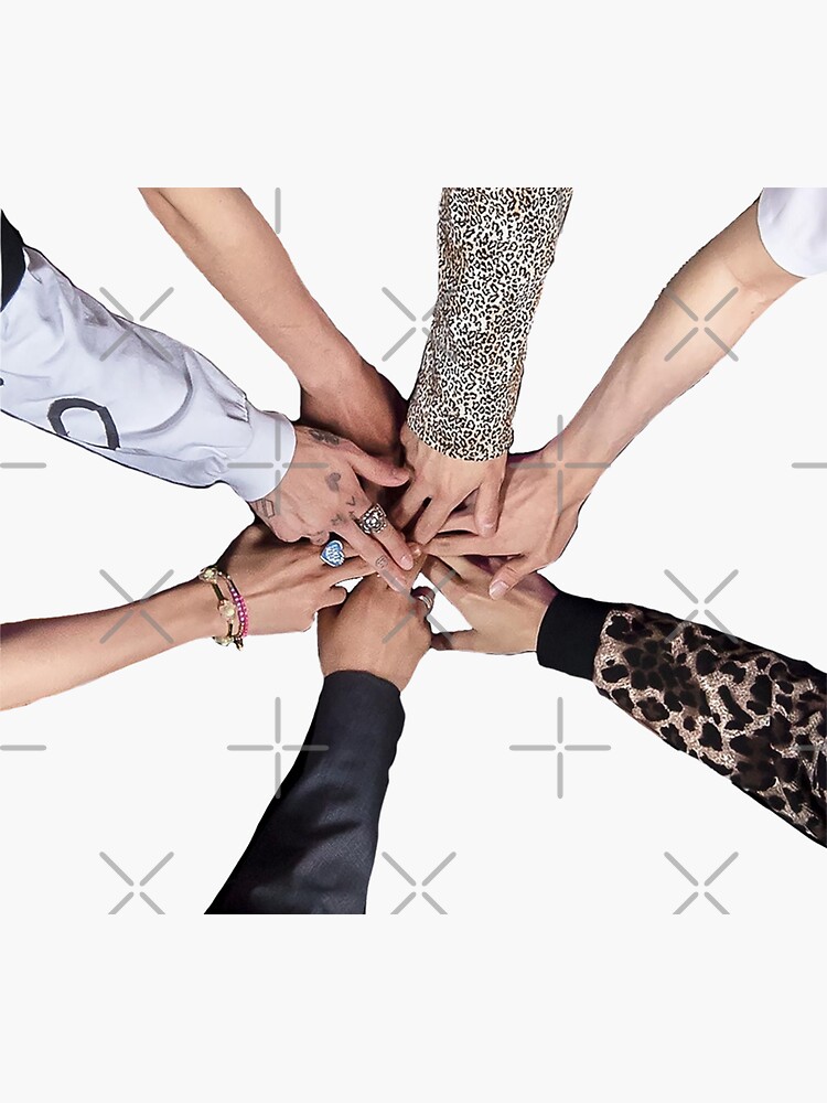"OT7 Hands ver1" Sticker for Sale by lilykim | Redbubble