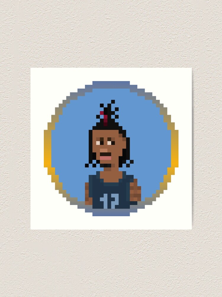 "Ja Morant Pixel Art" Art Print for Sale by hoopfam | Redbubble