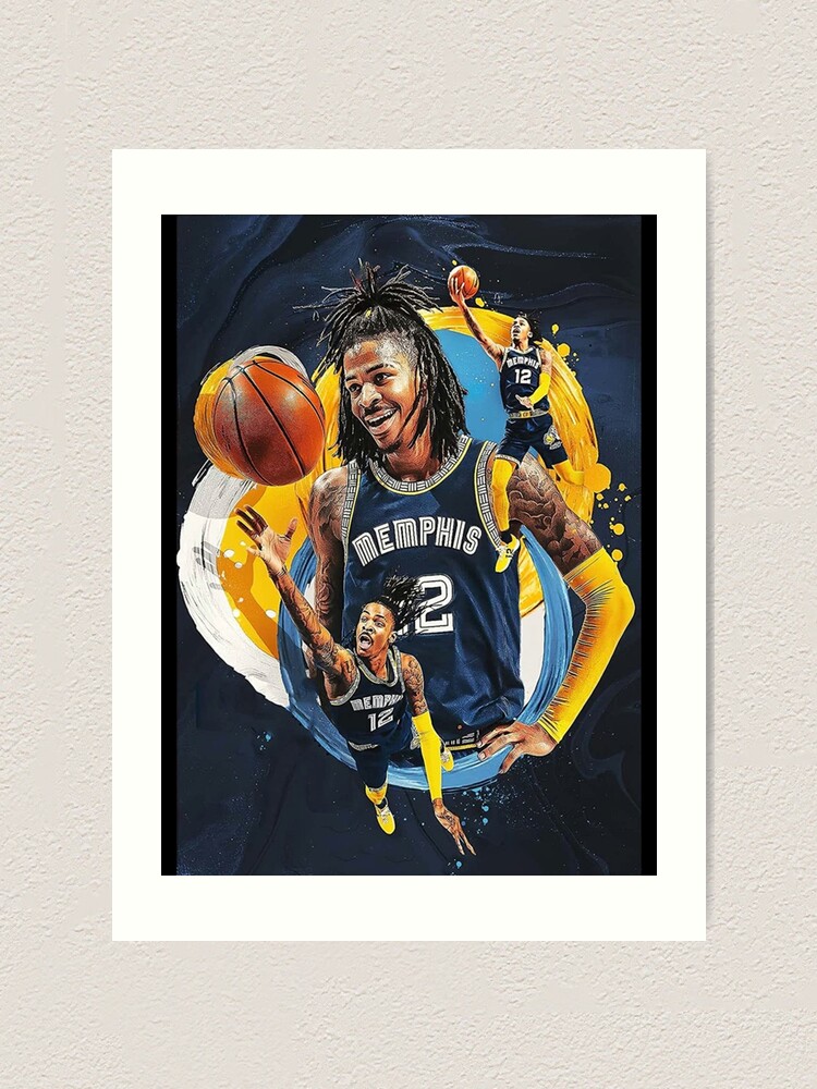 "Ja Morant Poster Basketball Poster" Art Print for Sale by NoahGmeiner ...