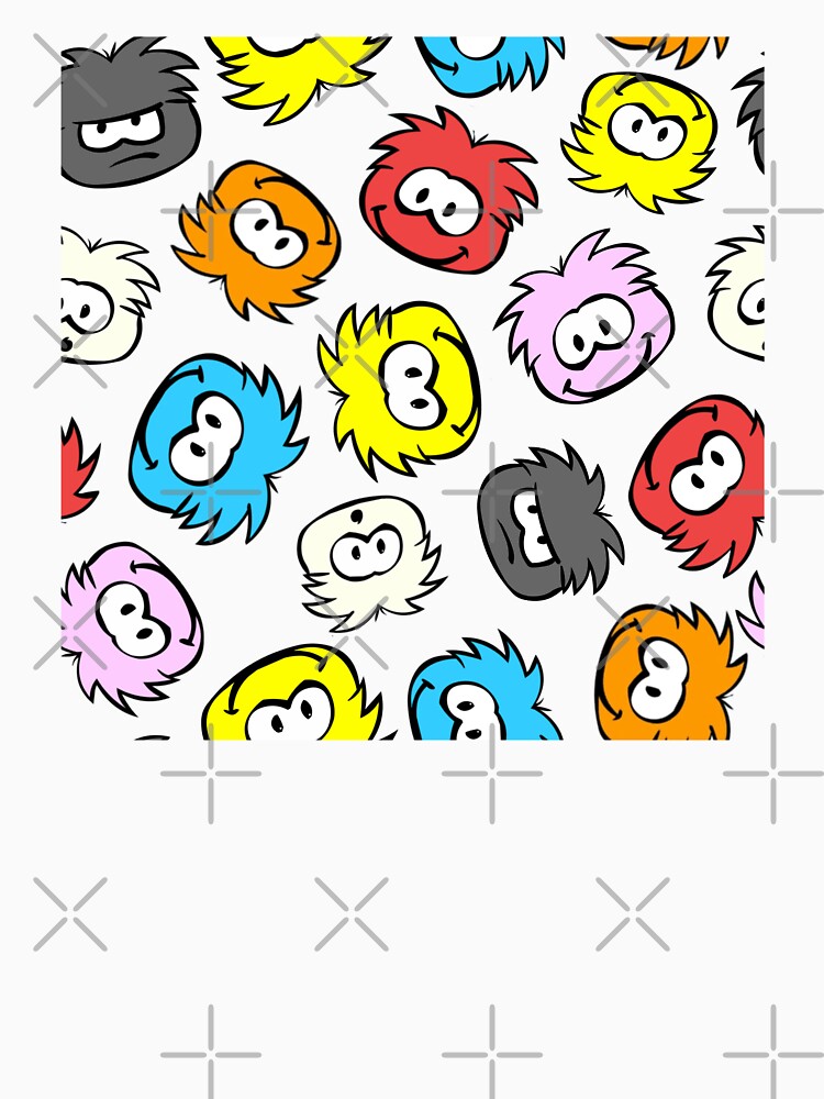 "Old Style Puffle Pattern - Club Penguin" T-shirt for Sale by ...