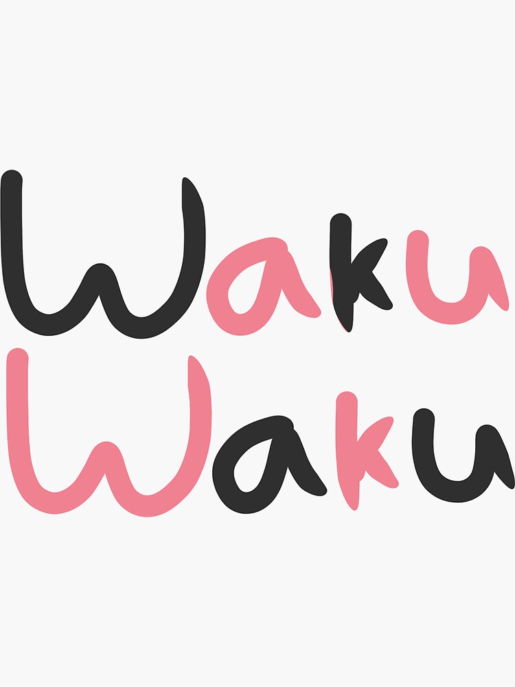 "Anya Forger waku waku" Sticker for Sale by klavertart | Redbubble