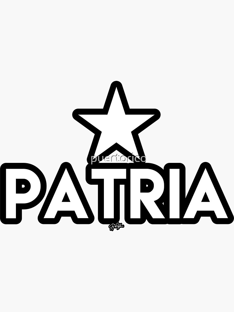 "Puerto Rico Mi Patria Puerto Rican Pride" Sticker for Sale by ...