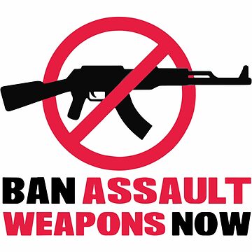 "Ban Assault Weapons" Sticker for Sale by JohannesHenke | Redbubble