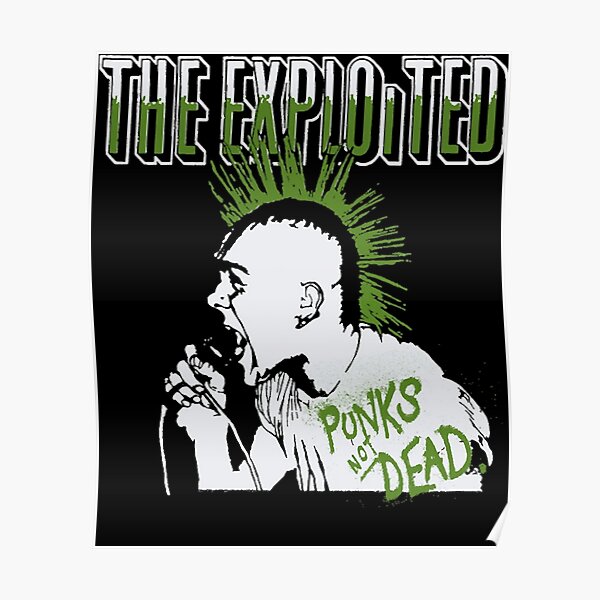 Póster «Comportamiento Violencia Band Mañana Desaparecer Active The Exploited Gift Movie Fans ...