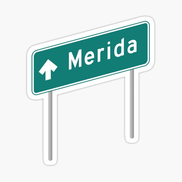 "Merida" Sticker by WordsMaps | Redbubble