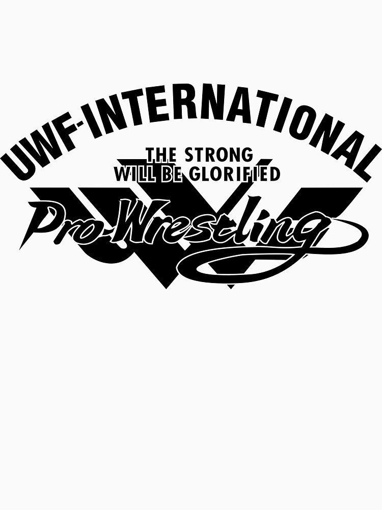 "UWFi Script variant (black)" Essential T-Shirt for Sale by ...