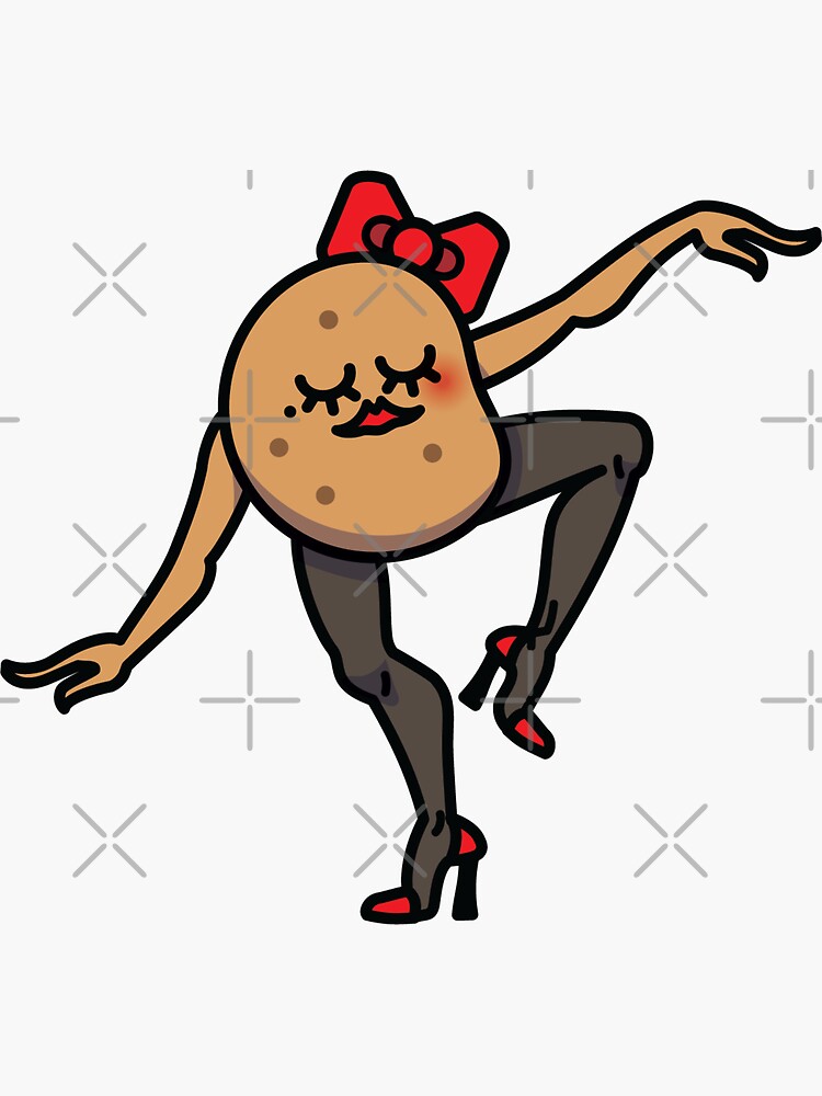 Sexy Potato Sticker For Sale By Gamequacks Redbubble
