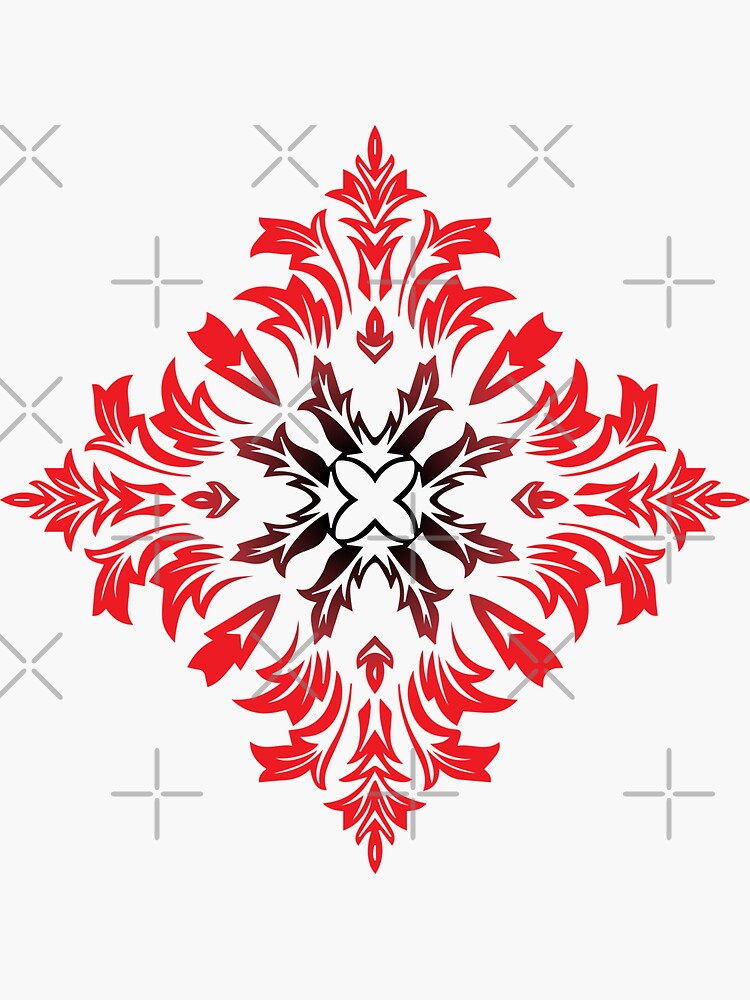 "Alpona Design" Sticker for Sale by rimon999 | Redbubble