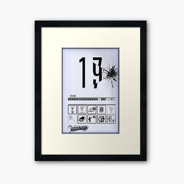 "Wheatley Laboratories, Tall Test Chamber Sign" Framed Art Print for ...
