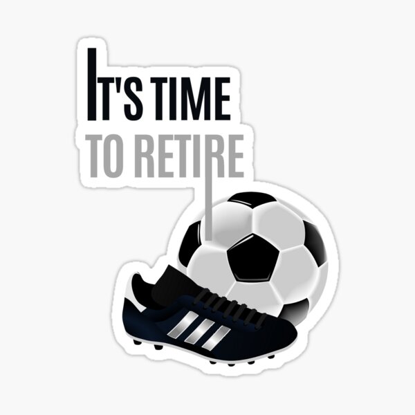 "Soccer Retire" Sticker for Sale by DumaArt | Redbubble