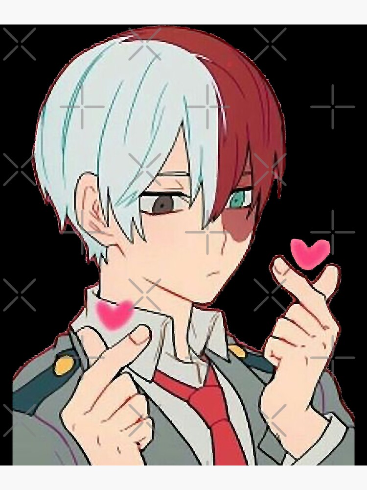 "Lucky Think Fast In Every Position Todoroki Shoto Cute Gifts" Poster ...