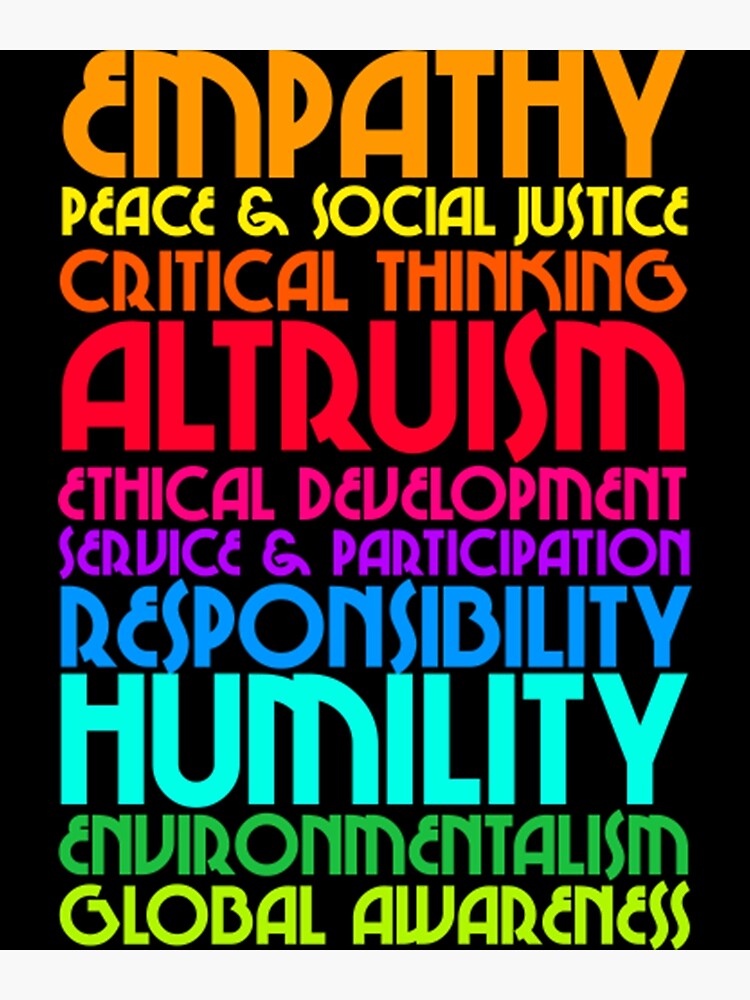 "Humanism" Poster for Sale by AsukaKuma | Redbubble