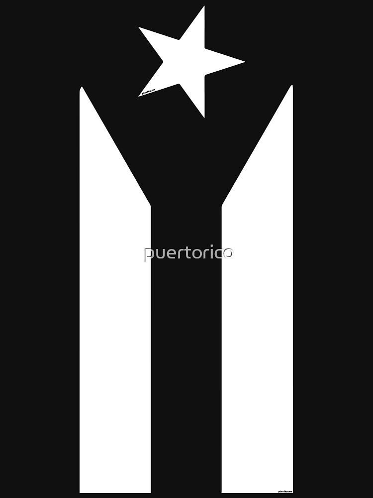 "Puerto Rico Black & White Protest Flag" T-shirt for Sale by puertorico ...