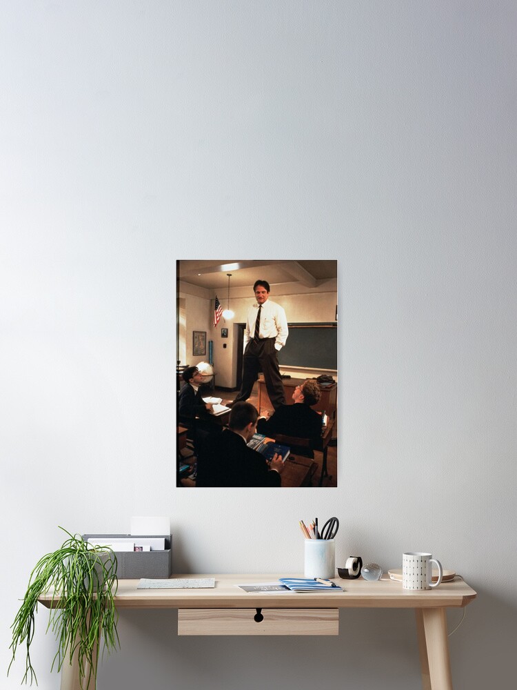 ";stand man Dead Poets Society poster poster" Poster for Sale by ...
