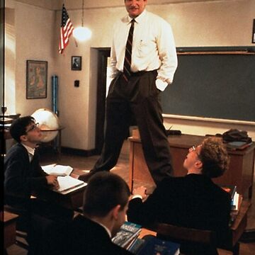 ";stand man Dead Poets Society poster poster" Poster for Sale by ...