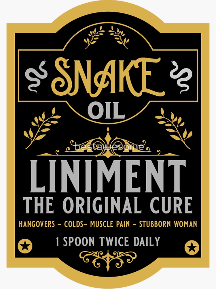 "Snake Oil Salesman - Parody Funny Gifts - Vintage Art - Gifts For Men ...