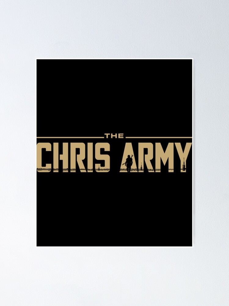 "Chris T-ShirtThe Chris Army M1" Poster for Sale by TaroFukui | Redbubble