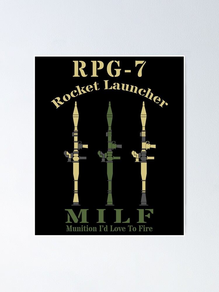 "RPG-7 Rocket Launcher #2619" Poster for Sale by Rare-Militia | Redbubble