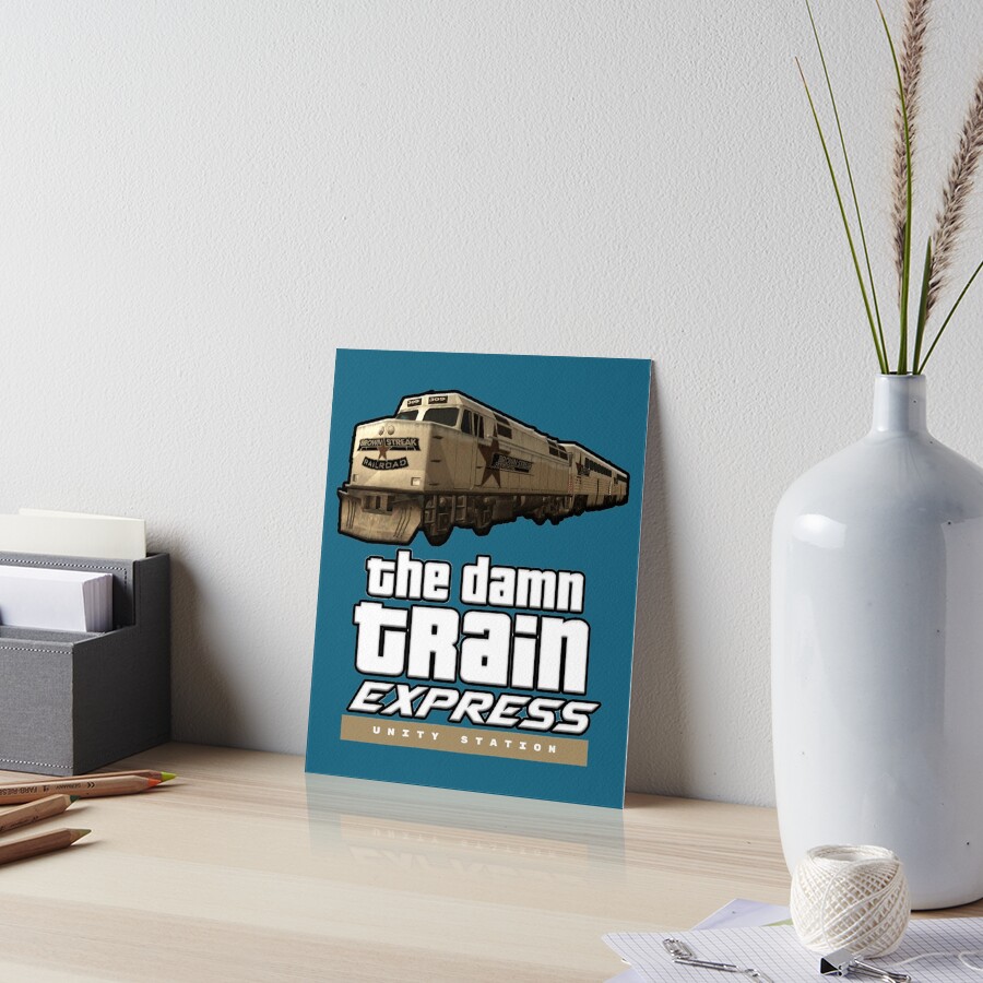 "GTA San Andreas Follow The Damn Train CJ " Art Board Print by ...