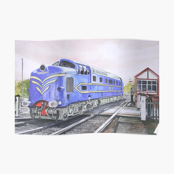 "The English Electric Deltic" Poster for Sale by JohnLowerson | Redbubble