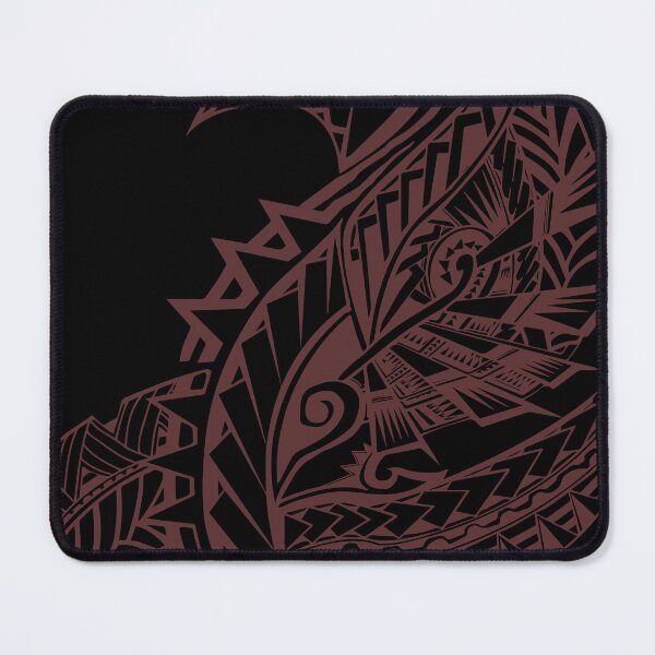 "Pacific Island Pattern - Brown" Mouse Pad for Sale by Hunter54nz | Redbubble