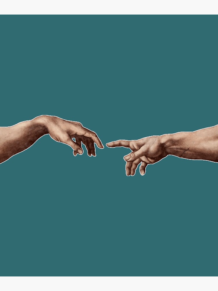 "Touch of God, The Creation of Adam, (close up), Michelangelo, 1510 ...