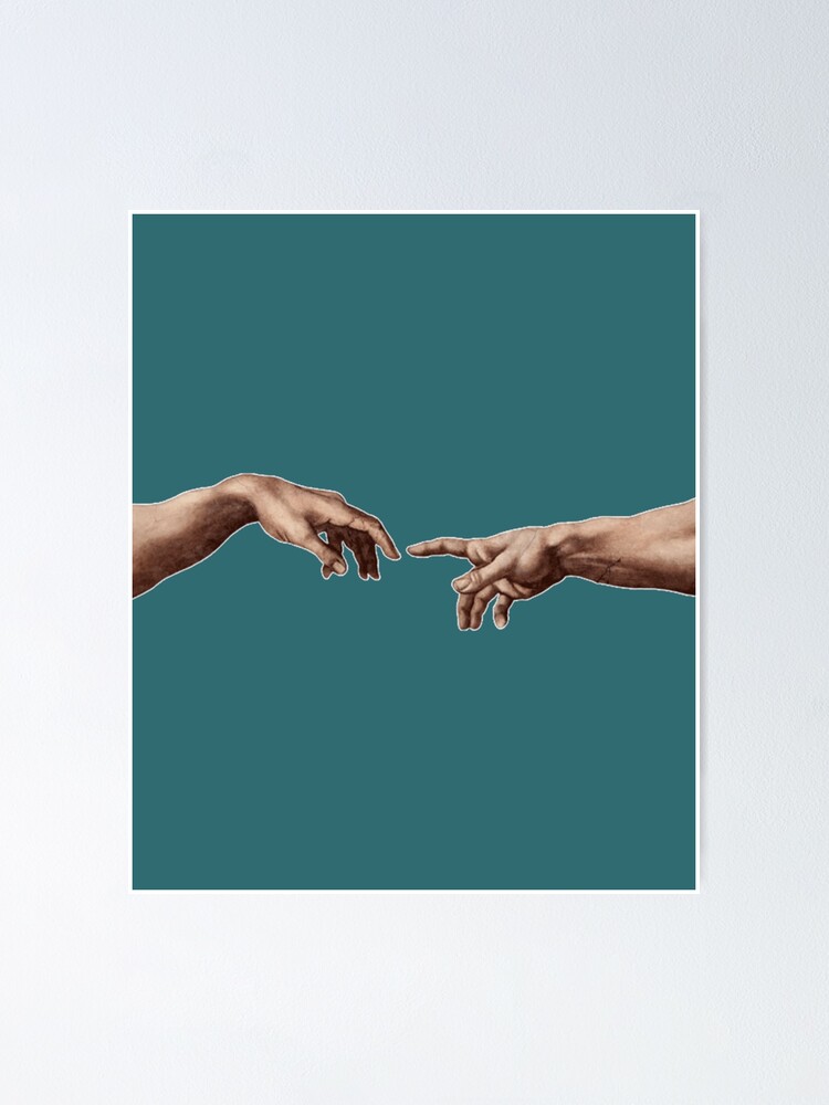 "Touch of God, The Creation of Adam, (close up), Michelangelo, 1510 ...