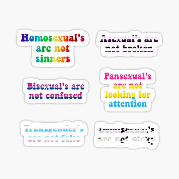 "LGBTQ+ no hate quotes" Sticker for Sale by Jennyaesthetic | Redbubble