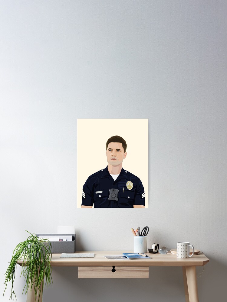 "Tim Bradford - S4 (detailed) | The Rookie" Poster for Sale by ...