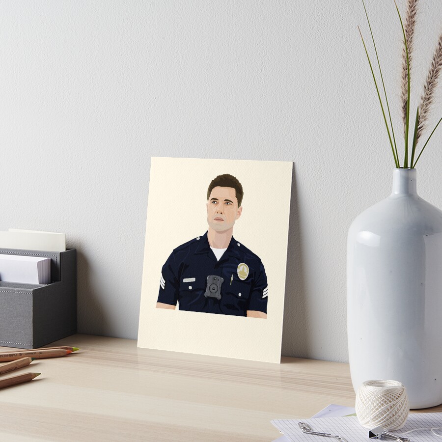"Tim Bradford - S4 (detailed) | The Rookie" Poster for Sale by ...
