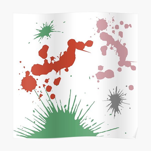 "3 Colour Splash | color splash" Poster for Sale by bibiyusDESIGN ...