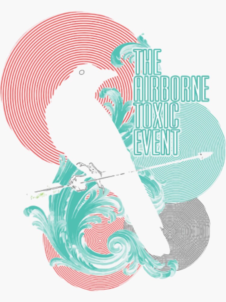 "The Airborne Toxic Event Logo Funny Comfortable " Sticker for Sale by ...