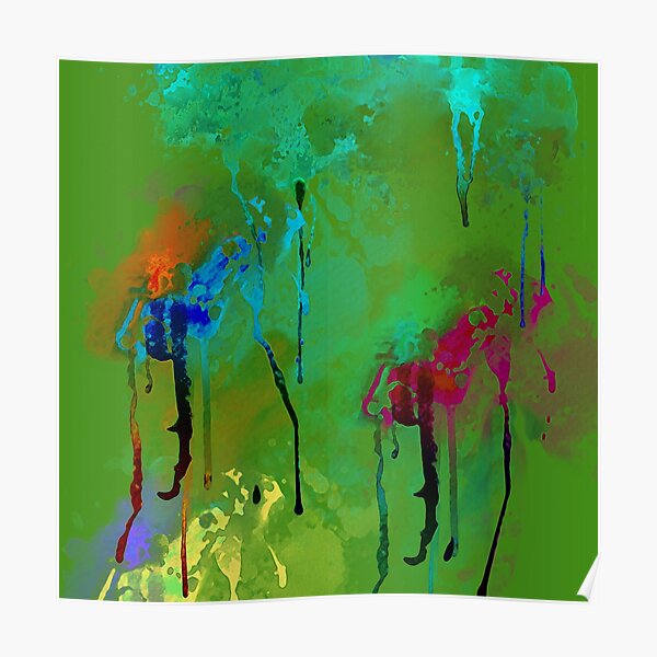 "Artistic Paint Colour Splash Green | color splash" Poster for Sale by ...