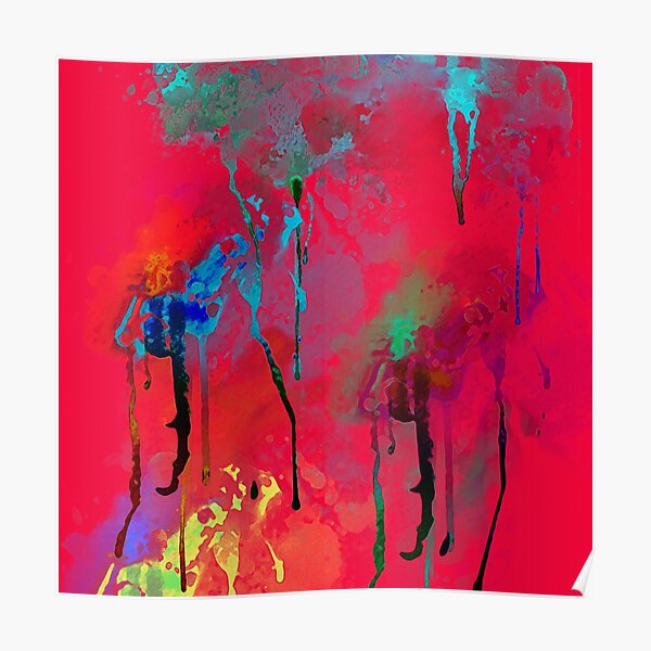 "Artistic Paint Colour Splash Red | color splash" Poster for Sale by ...