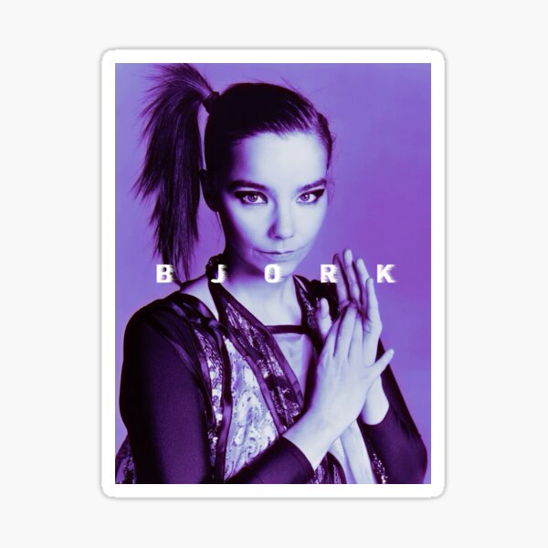 "Bjork//4" Sticker for Sale by FameLegends | Redbubble