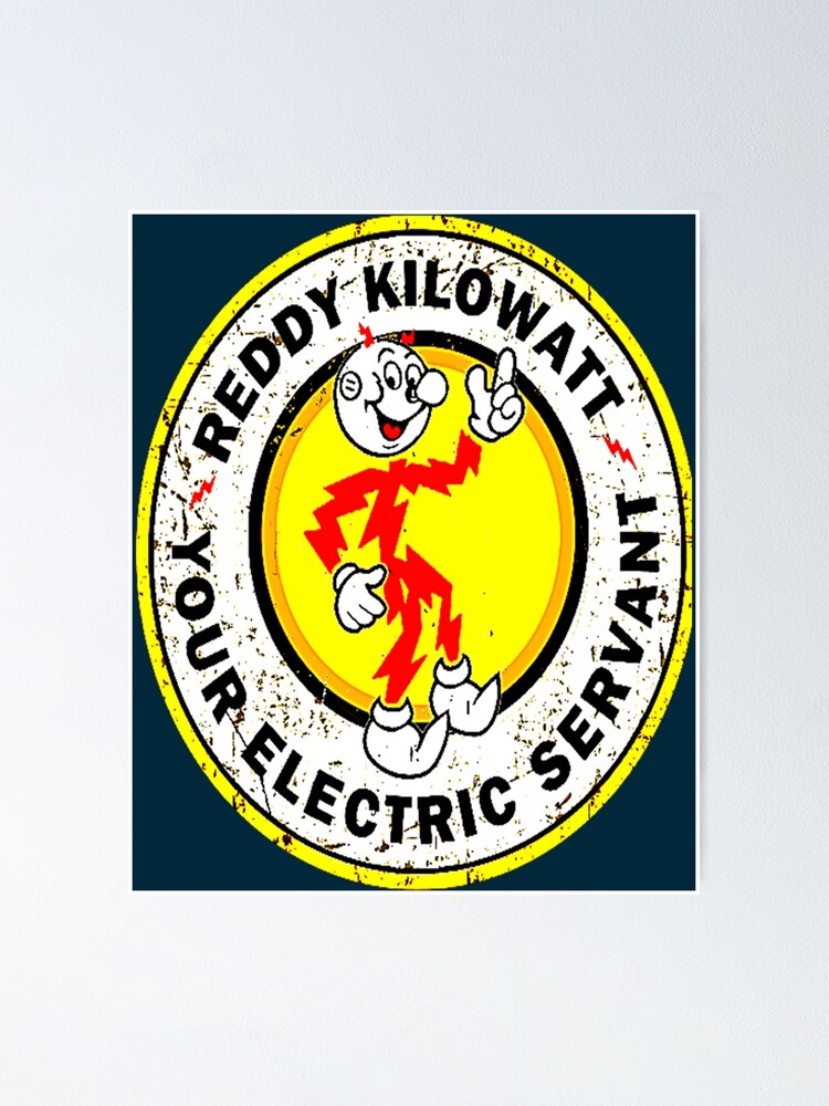 "electric reddy kilowatt " Poster for Sale by ThanhNgong | Redbubble