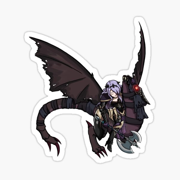 "Fire Emblem Fates - Camilla & Undead Wyvern" Sticker for Sale by Gabrr ...